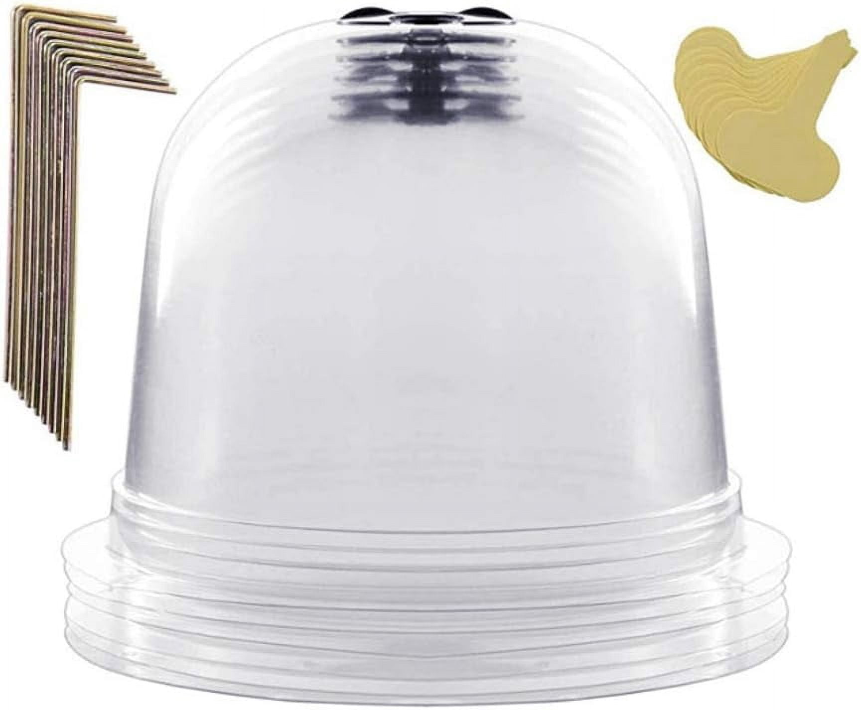 Transparent Material Garden Cloche, Weatherproof Reusable Bell Covers ...