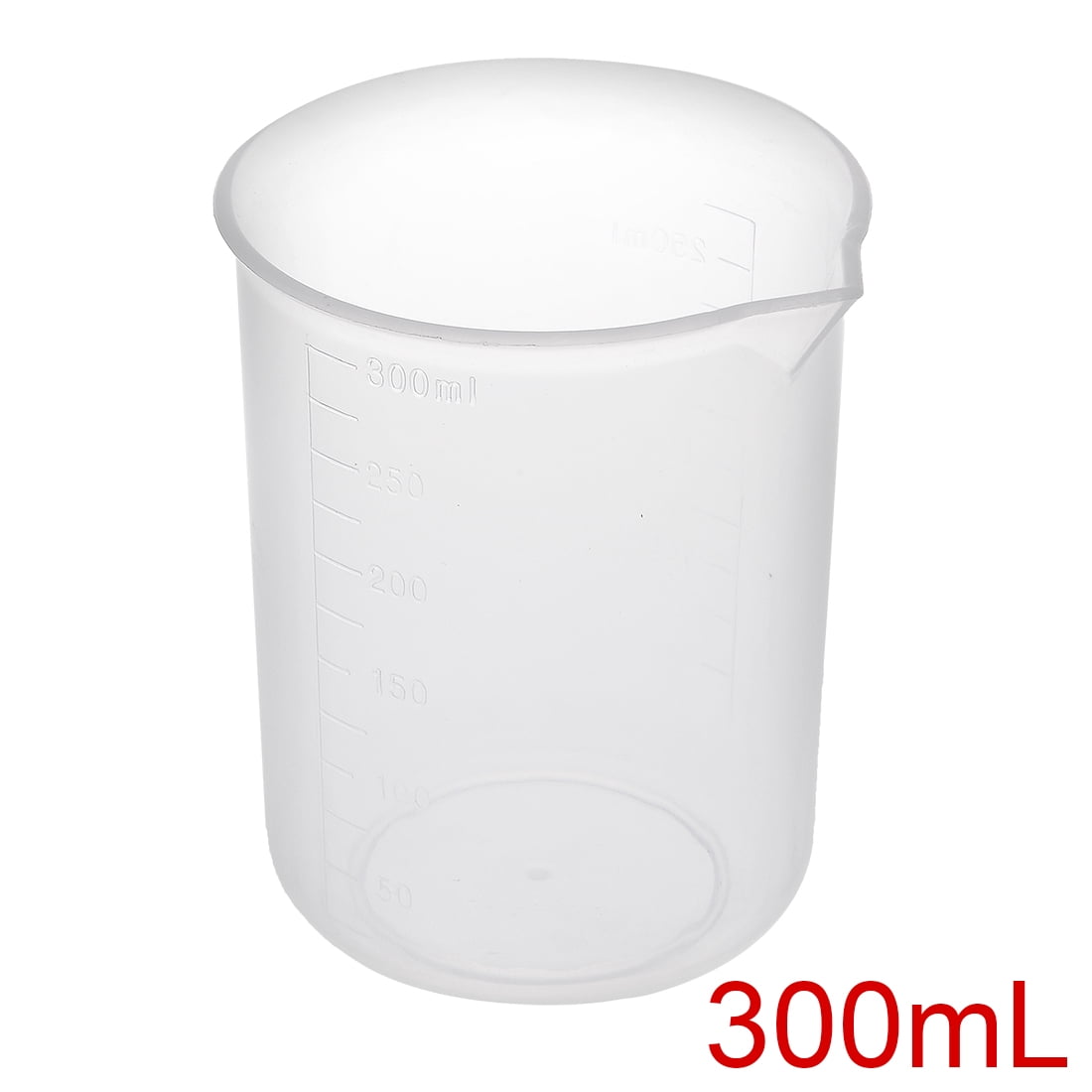 REGALWOVEN Transparent Measuring Cup Labs PP Graduated Beakers 250ml ...