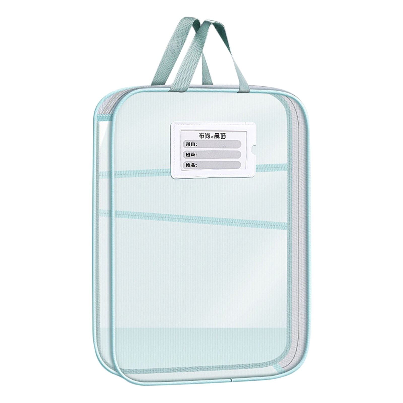 Transparent Mesh tote Bag, Zipper Front Design, Large Opening, Learner ...