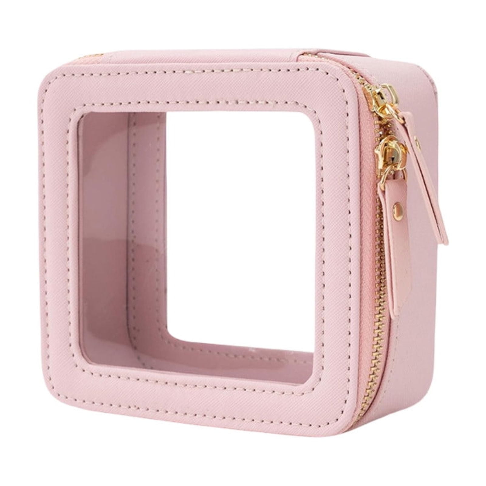 Transparent Mini Cosmetic Bag with Zipper Portable Travel Makeup ...
