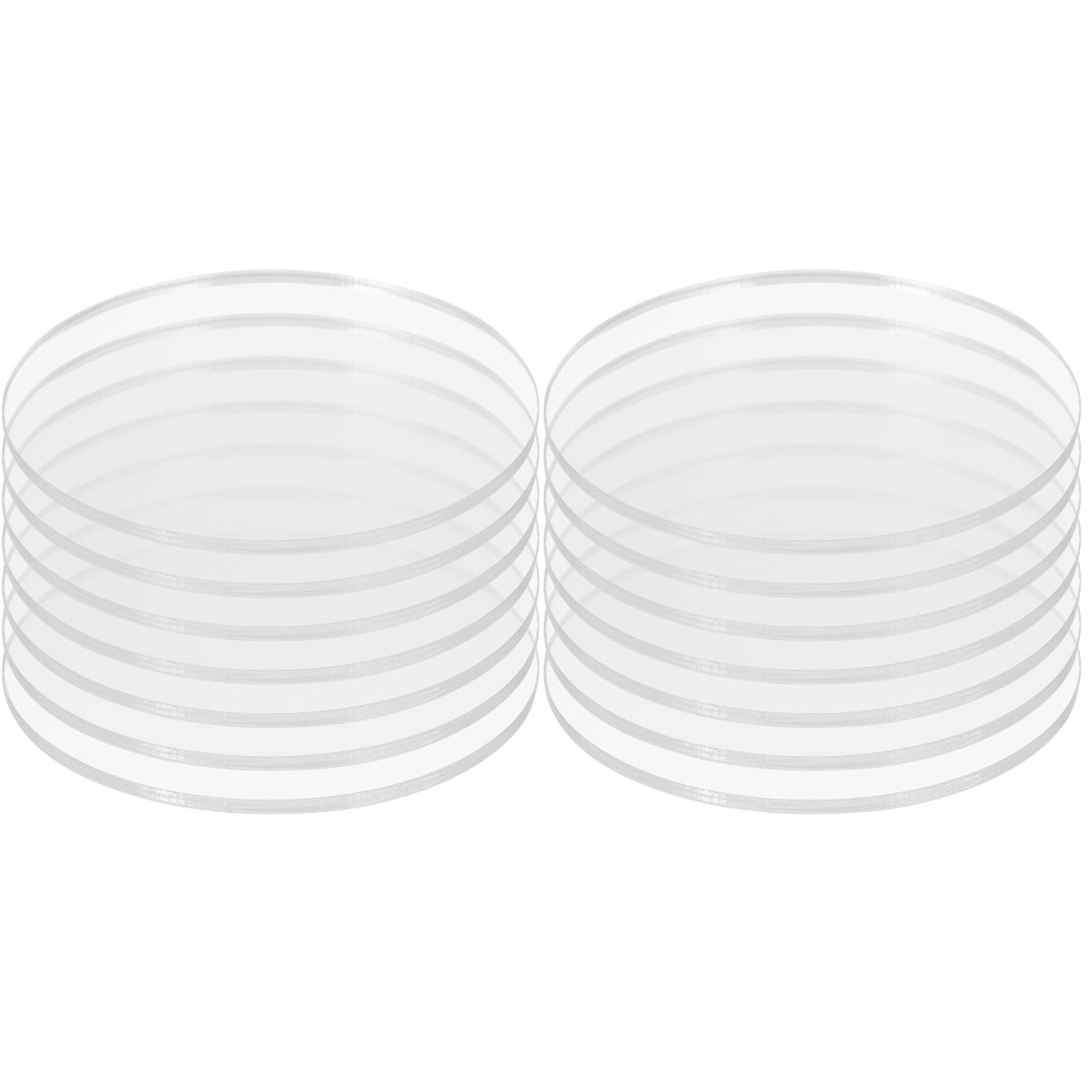 Transparent Model Base 20 Pcs Simple Mini Doll Bases Display Shelves ...