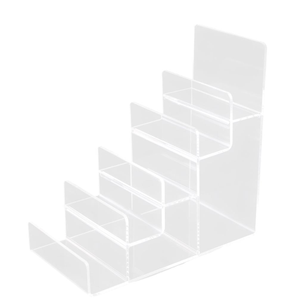 Transparent Modern Wallet Display Rack Multilayer Space Saving Storage ...