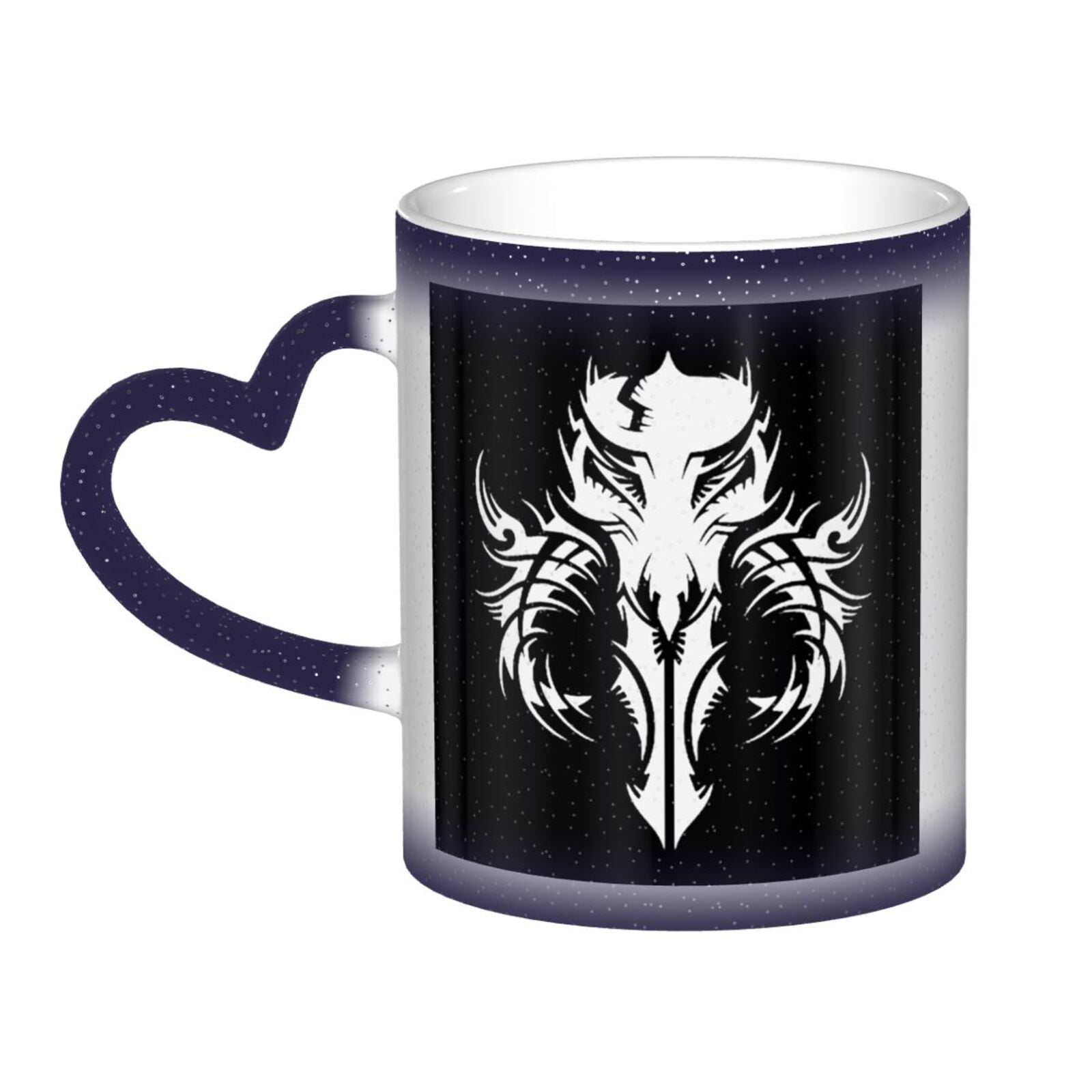Transparent Mythosaur Skull Mandalorian Logo Ceramic Coffee Mug Magic ...