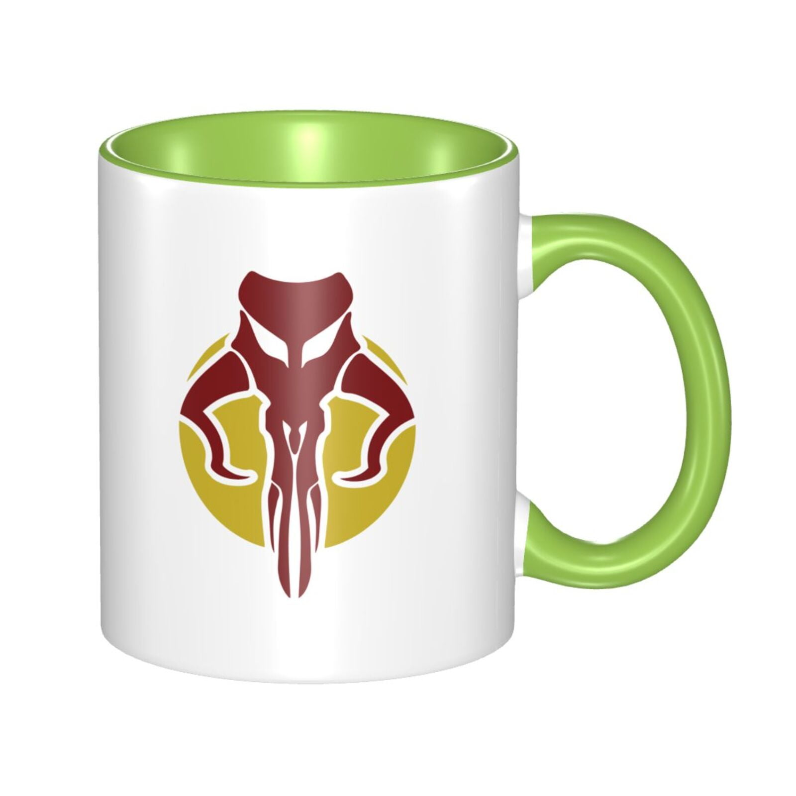 Transparent Mythosaur Skull Mandalorian Logo Classic Coffee Mugs ...