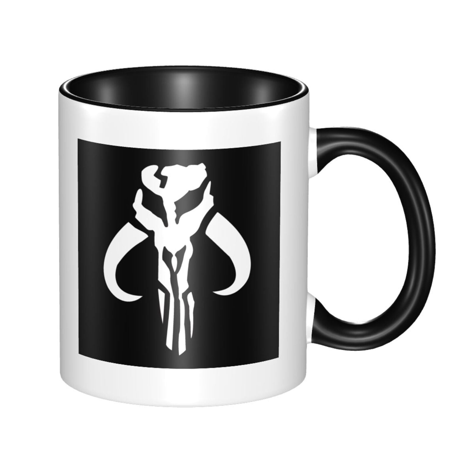 Transparent Mythosaur Skull Mandalorian Logo Ceramic Coffee Mug Classic ...