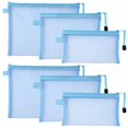 Transparent Nylon Mesh File Bag Zipper Test Paper Data Bag Storage Bag ... Transparent Nylon Mesh File Bag Zipper Test Paper Data Bag Storage Bag ...