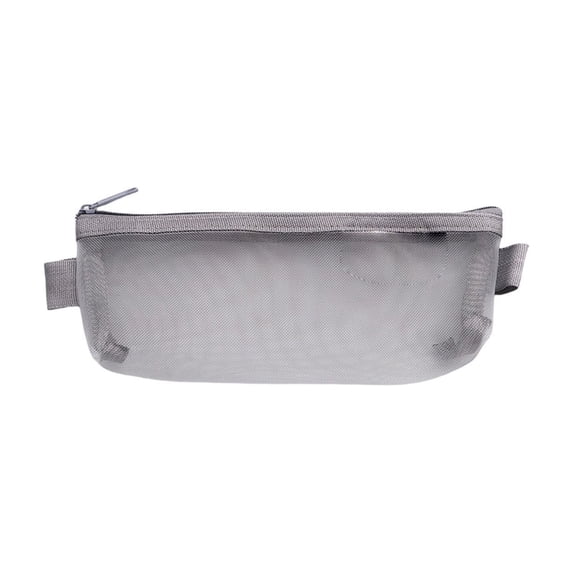 Transparent Nylon Mesh Pencil Case, Large Capacity Portable Exam ...