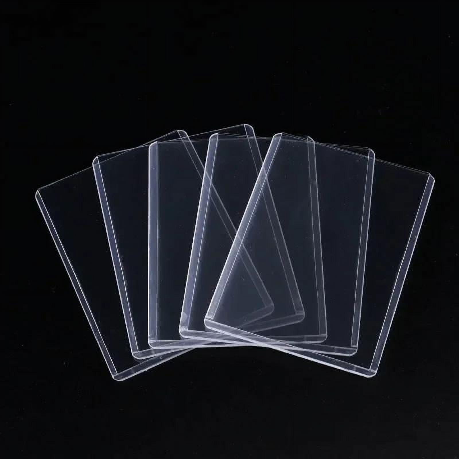 Transparent PVC Card Sleeves Game Card Hard Plastic Anti Scratch ...