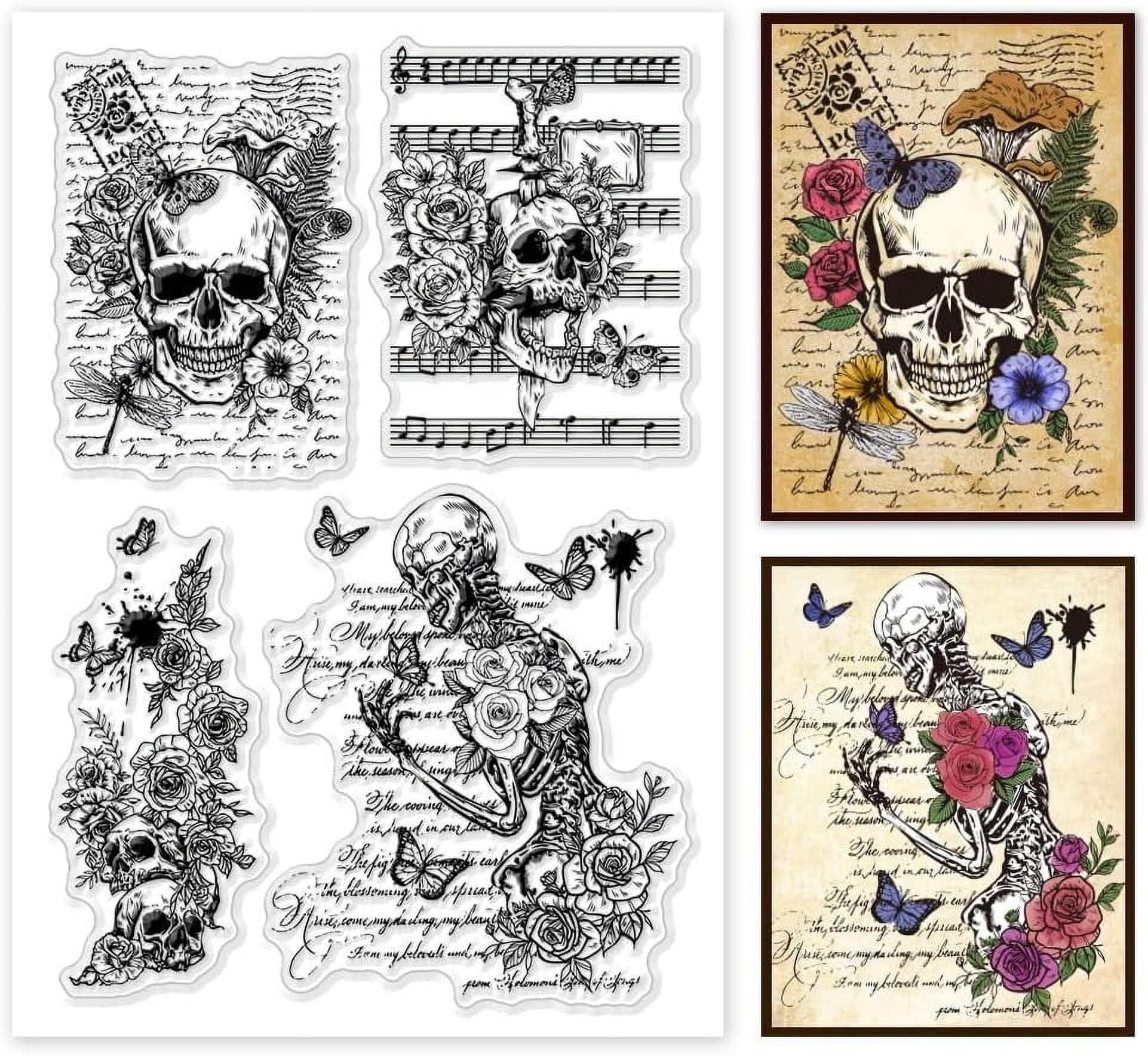 Transparent PVC Plastic Clear Rubber Stamp Human Greeting Card Seal for ...