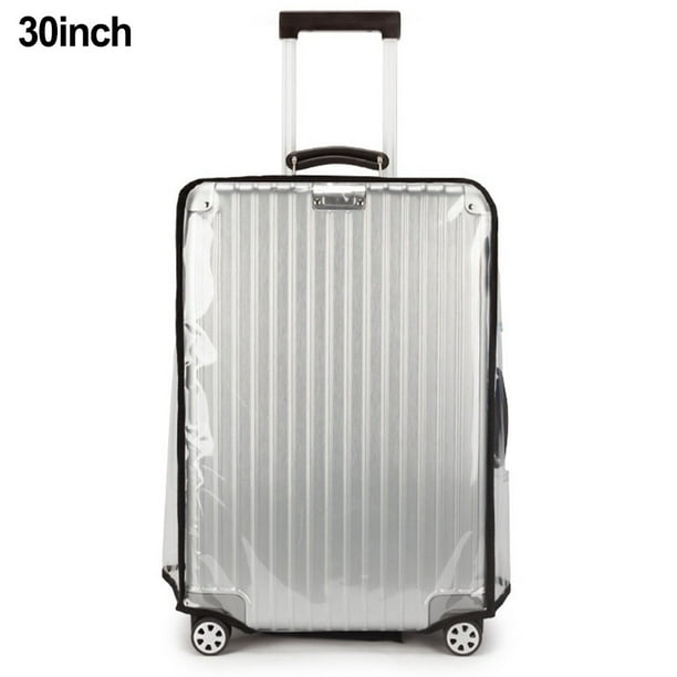 Transparent PVC Travel Luggage Waterproof Suitcase Cover Washable Bag ...