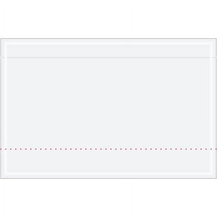Transparent Packaging: "Clear Face" Document Envelopes (10 3/4" x 6 3/4 ...
