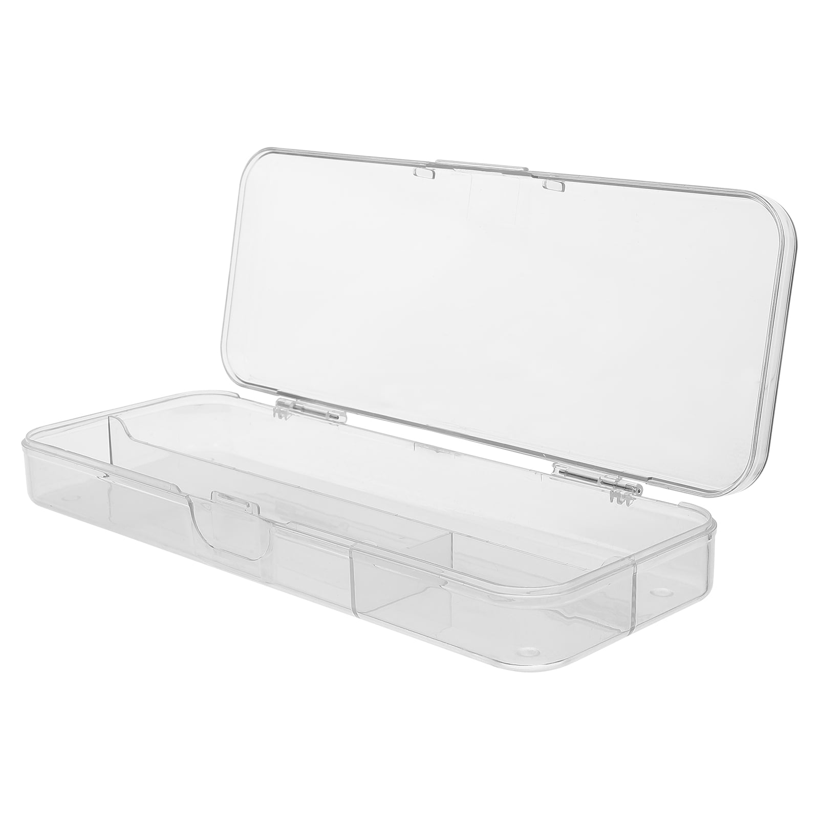 Transparent Pencil Case Desk Portable Plastic Box Teacher Supplies ...