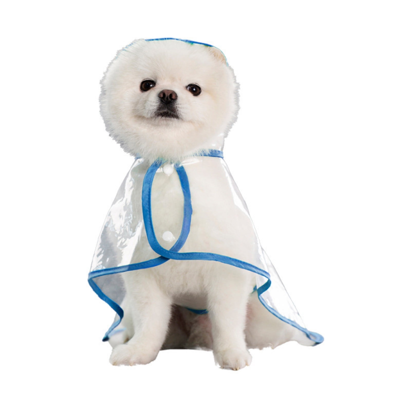 Transparent Pet Raincoat - , 6 Sizes & Lightweight - for Small Dogs ...