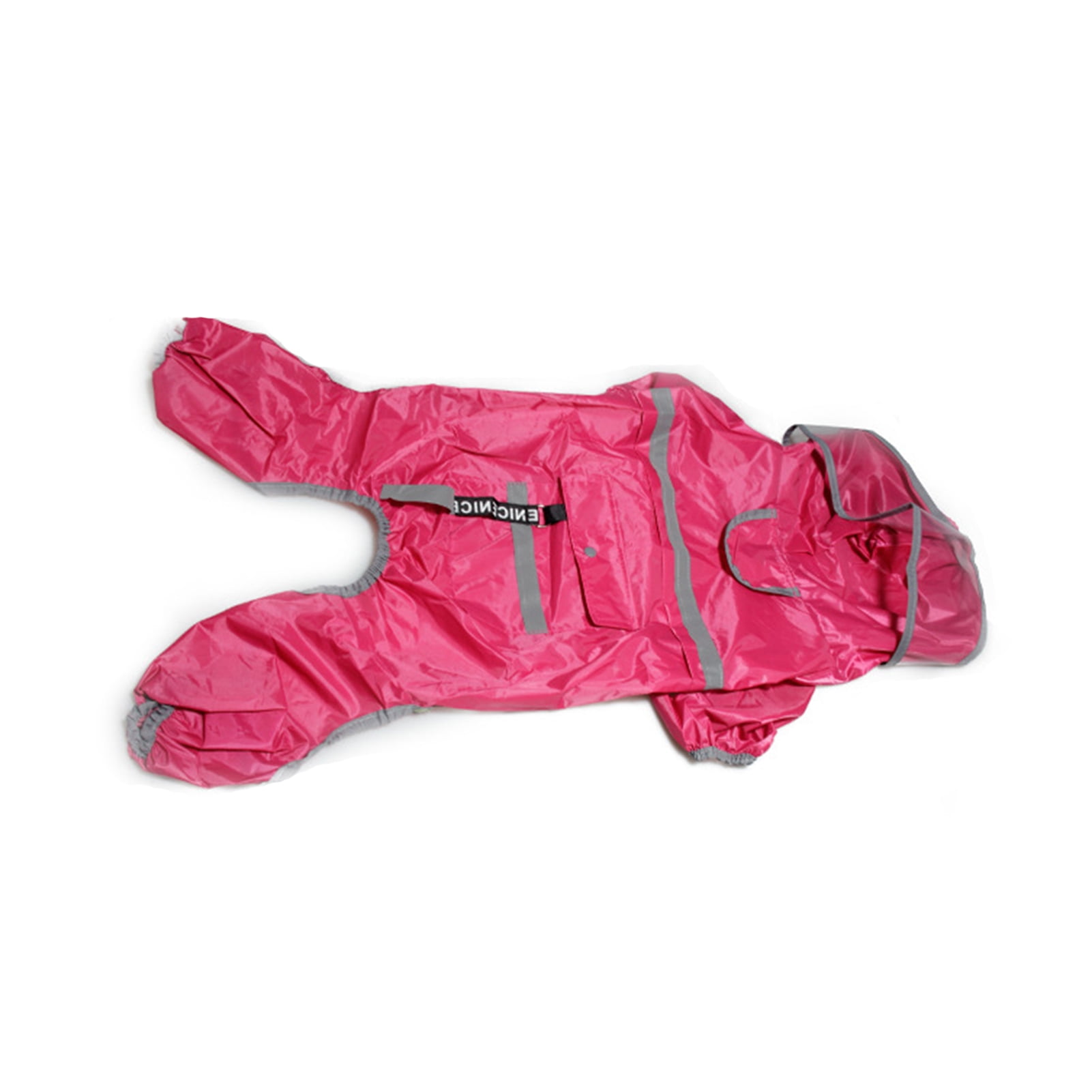 Transparent Pet Rainwear - Large Hood Rainproof Four-Leg - Fashion Dogs ...