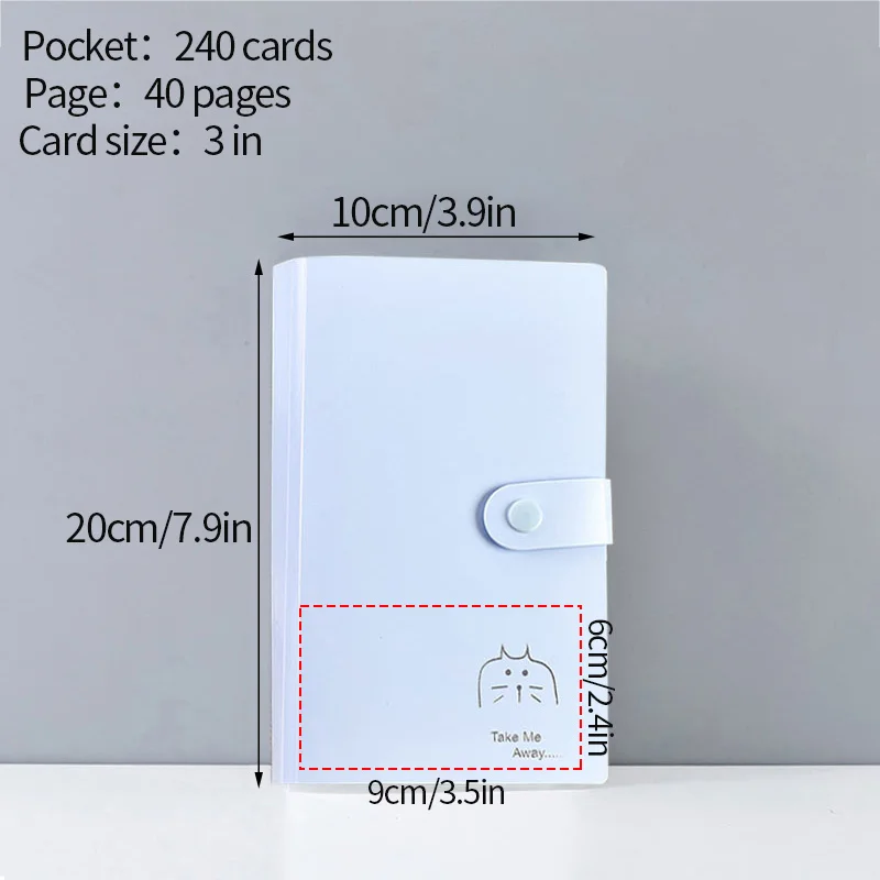 Transparent Photo Album Mini Polaroid Album Photo Card Train Ticket ...