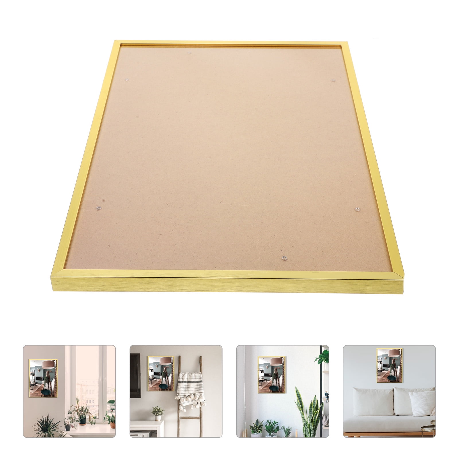 OULII Golden Aluminium Alloy Photo Frames 1Pcs 16.7X11.9X0.7In ...
