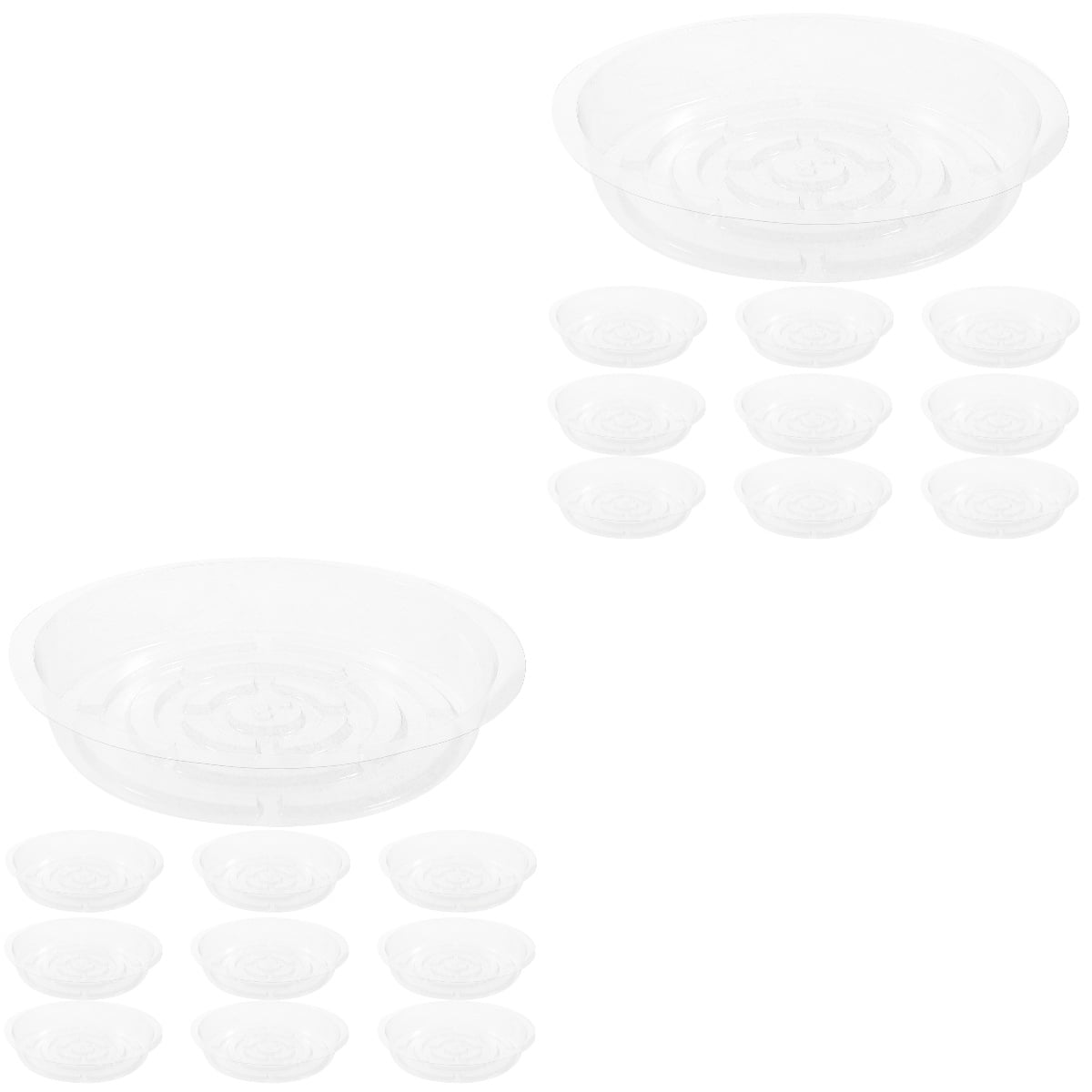 Transparent Plant Tray Plates to Catch Drip Trays House Plants Pot ...