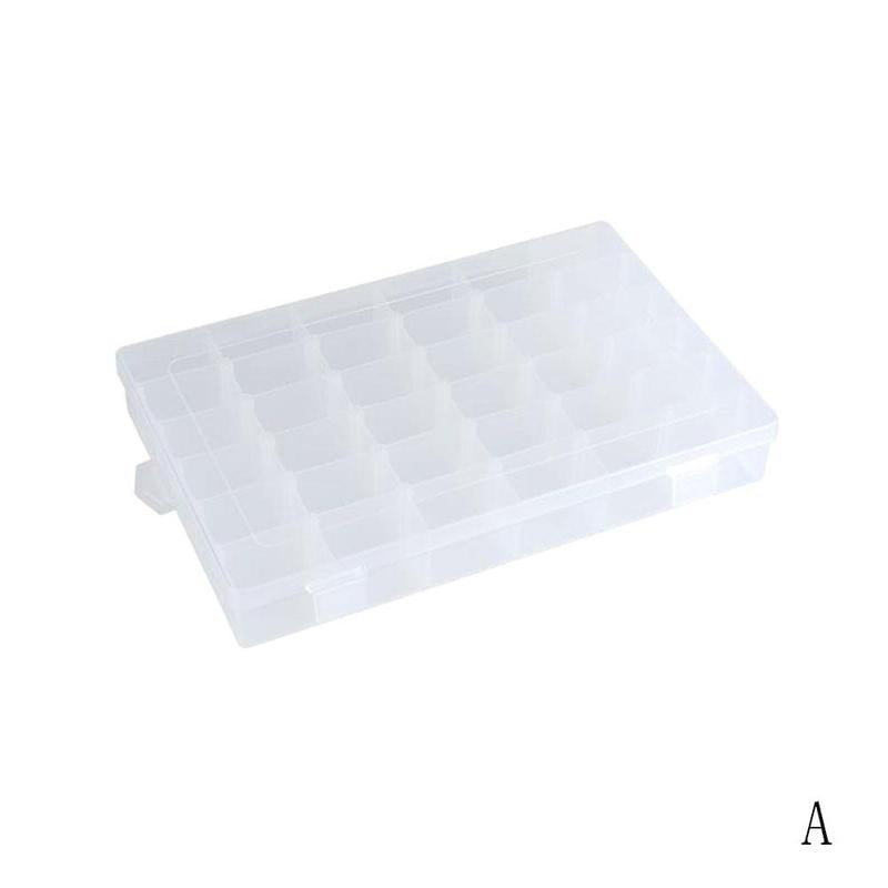 Transparent Plastic Components Box Multi-cell Storage Box - Walmart.com