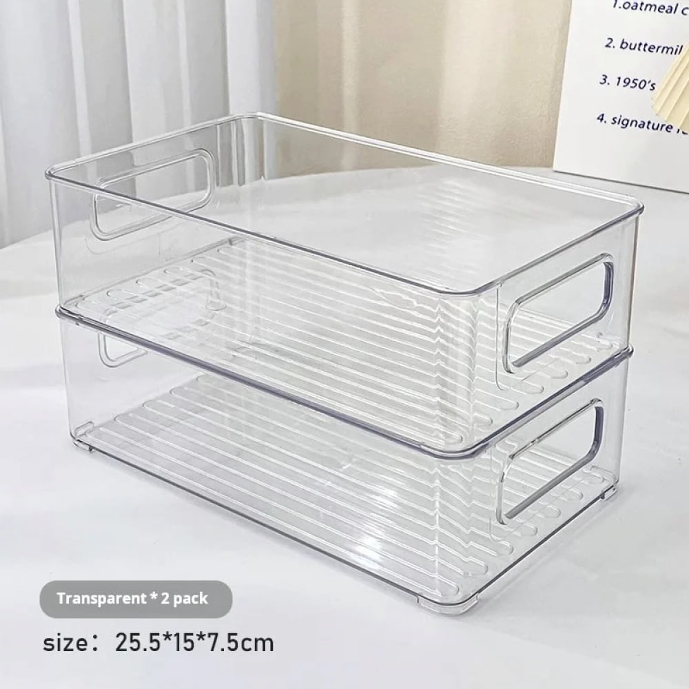 Transparent Plastic Desktop Storage Box, Drawer Sorting Shelf, Acrylic ...