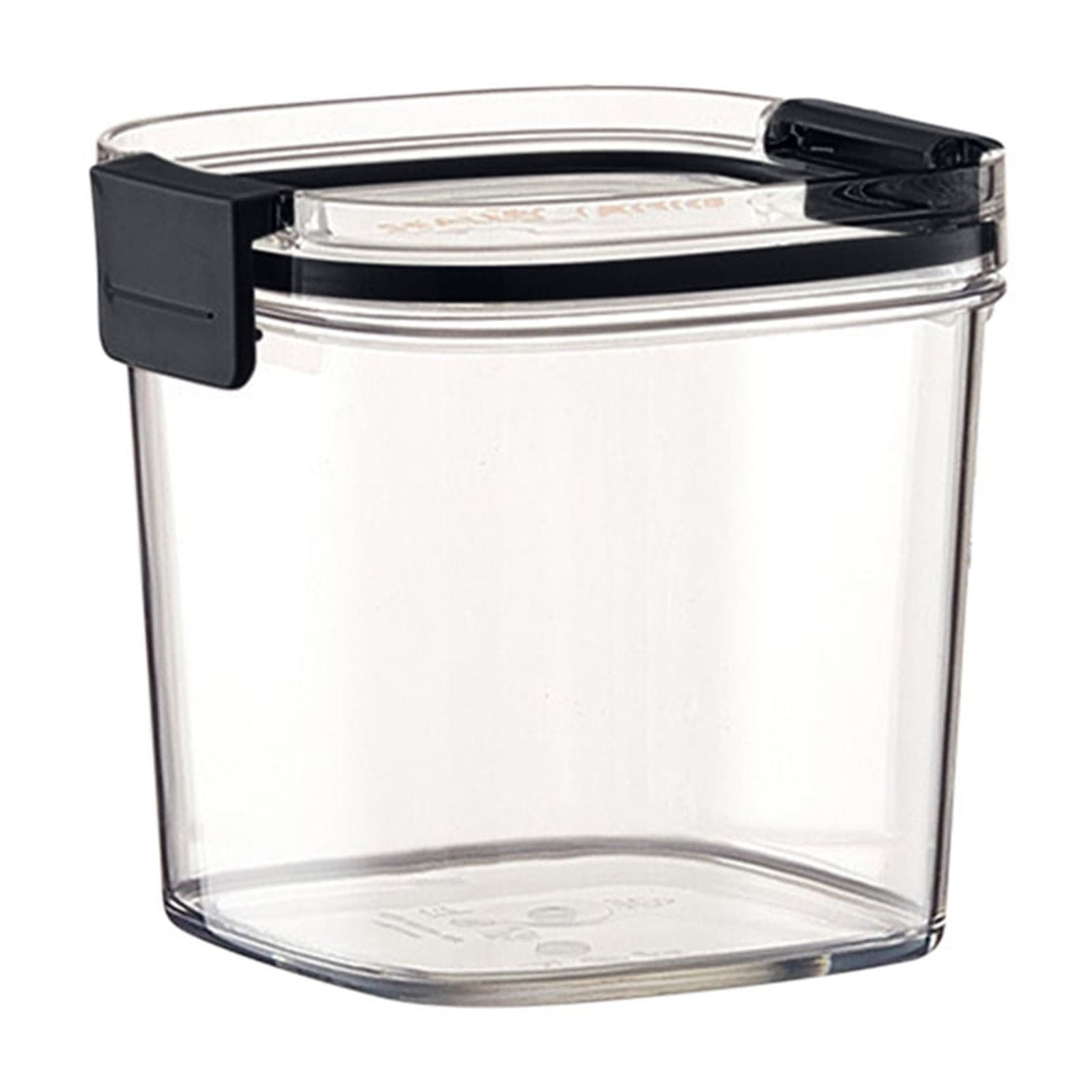 Transparent Plastic Grain Storage Jar with Double Sealed Lid | Airtight ...