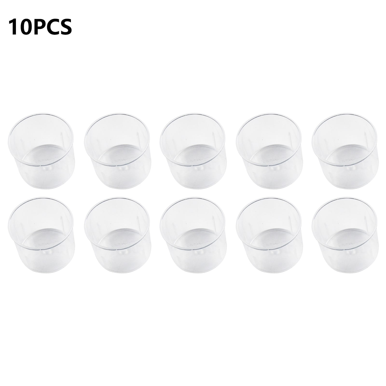 For Transparent Plastic Medicine Measuring Cups 10 Pack Double-Scale ...