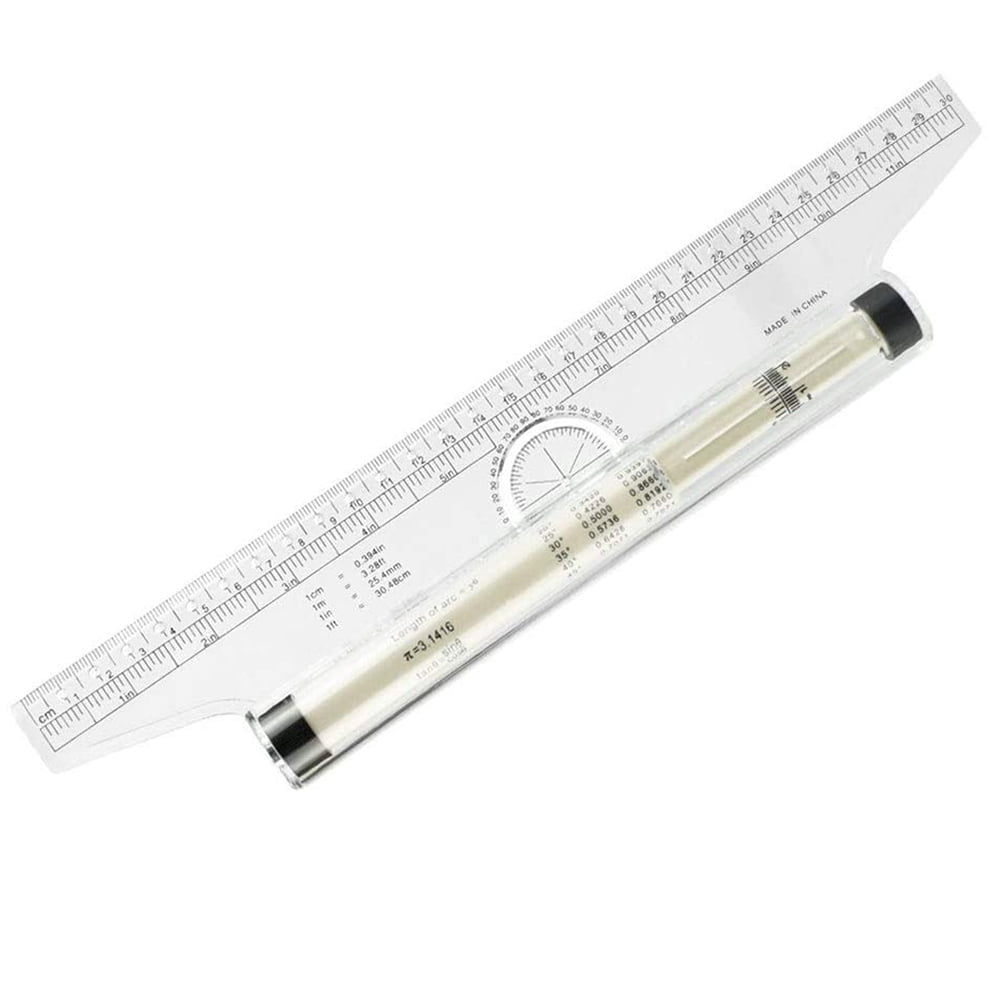Professional Multi-Purpose Drawing Design Ruler, Impact-Resistant ...