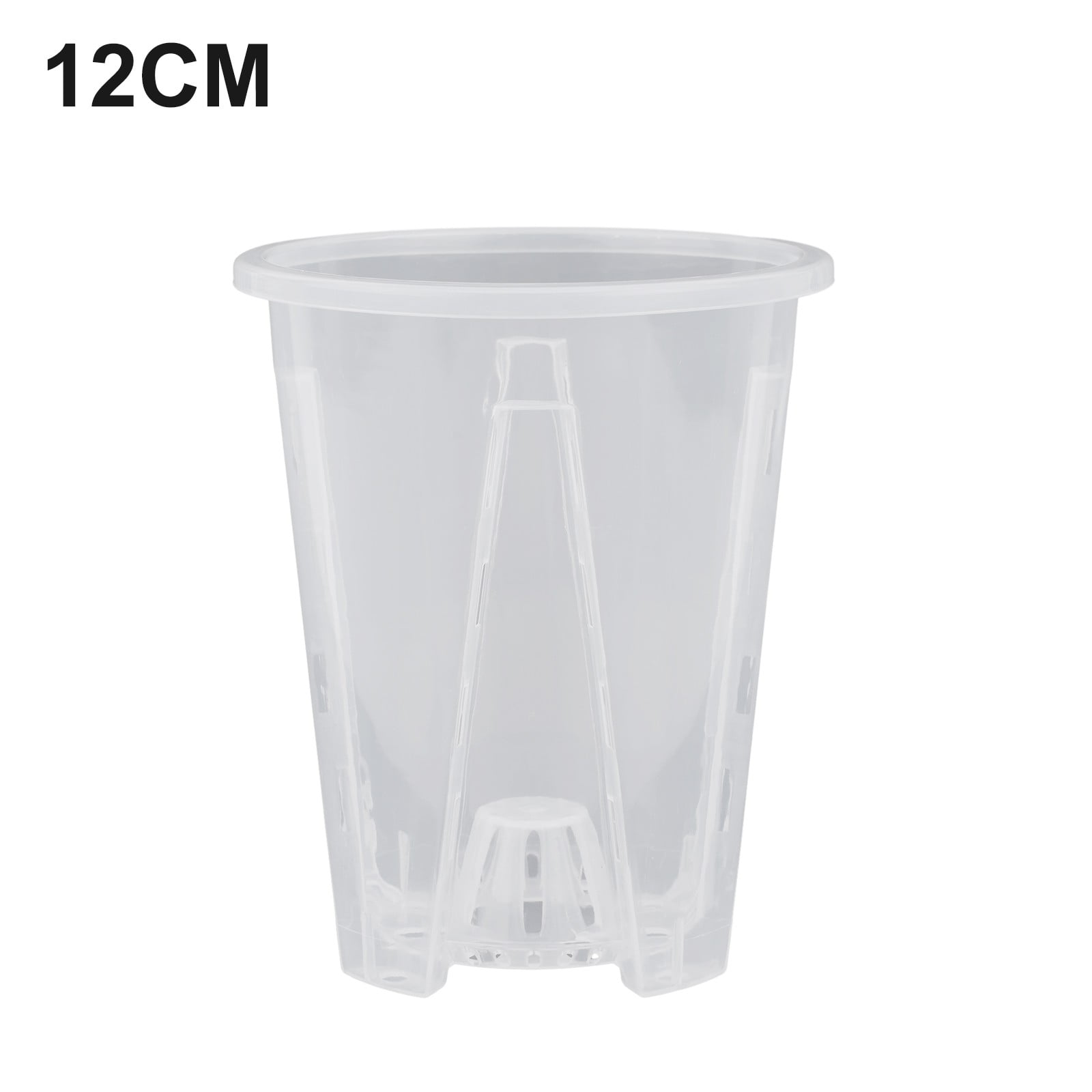 Transparent Plastic Orchid Pots with Drainage Holes for Succulents and ...