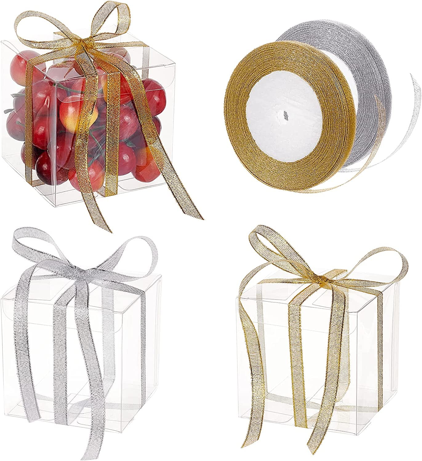 Transparent Plastic PVC Box Gift Packaging Waterproof Folding Cartons ...