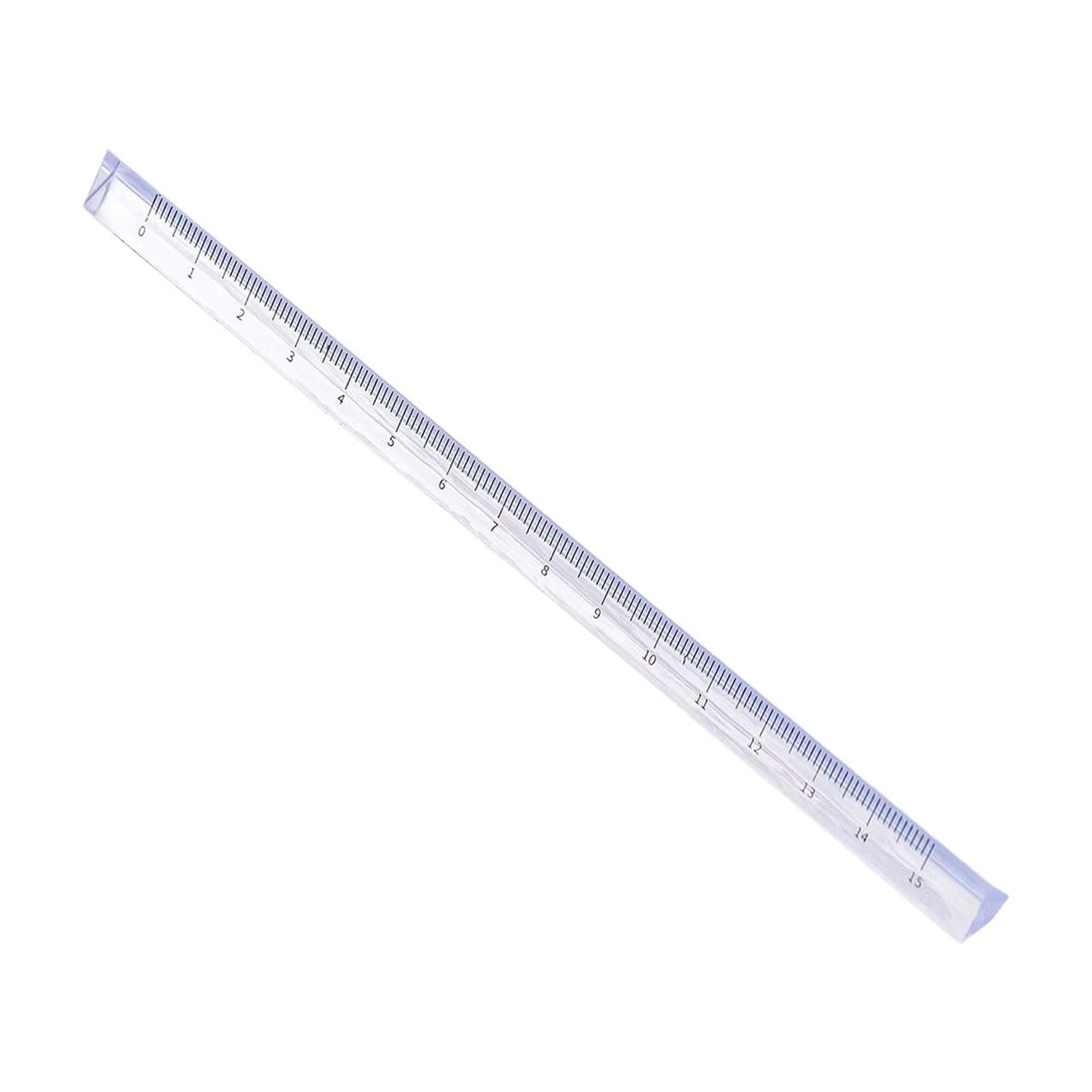 Transparent Plastic Triangle Ruler for Geometry, Precise Measuring and ...