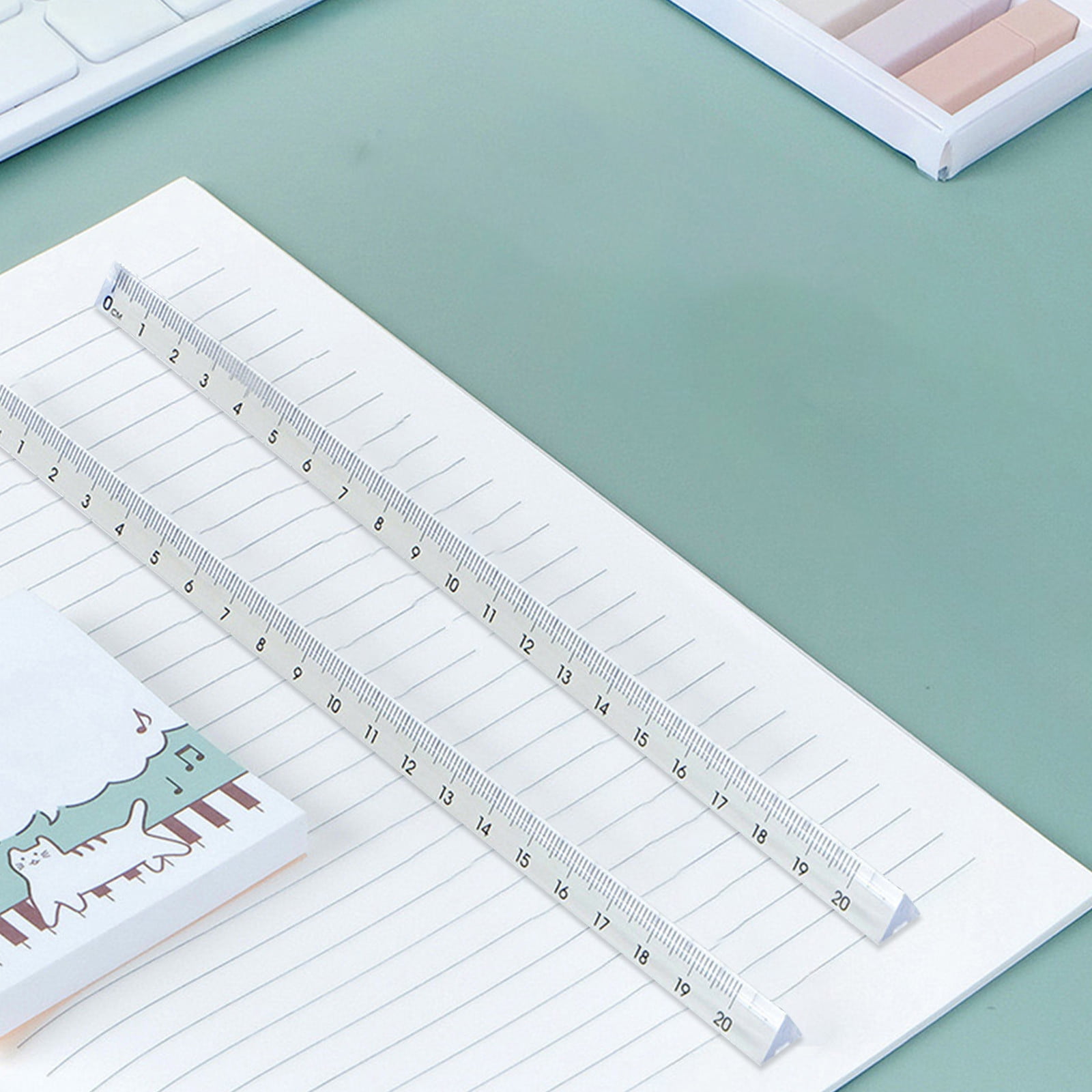 Transparent Plastic Triangular Ruler, Multi Functional Tool ...