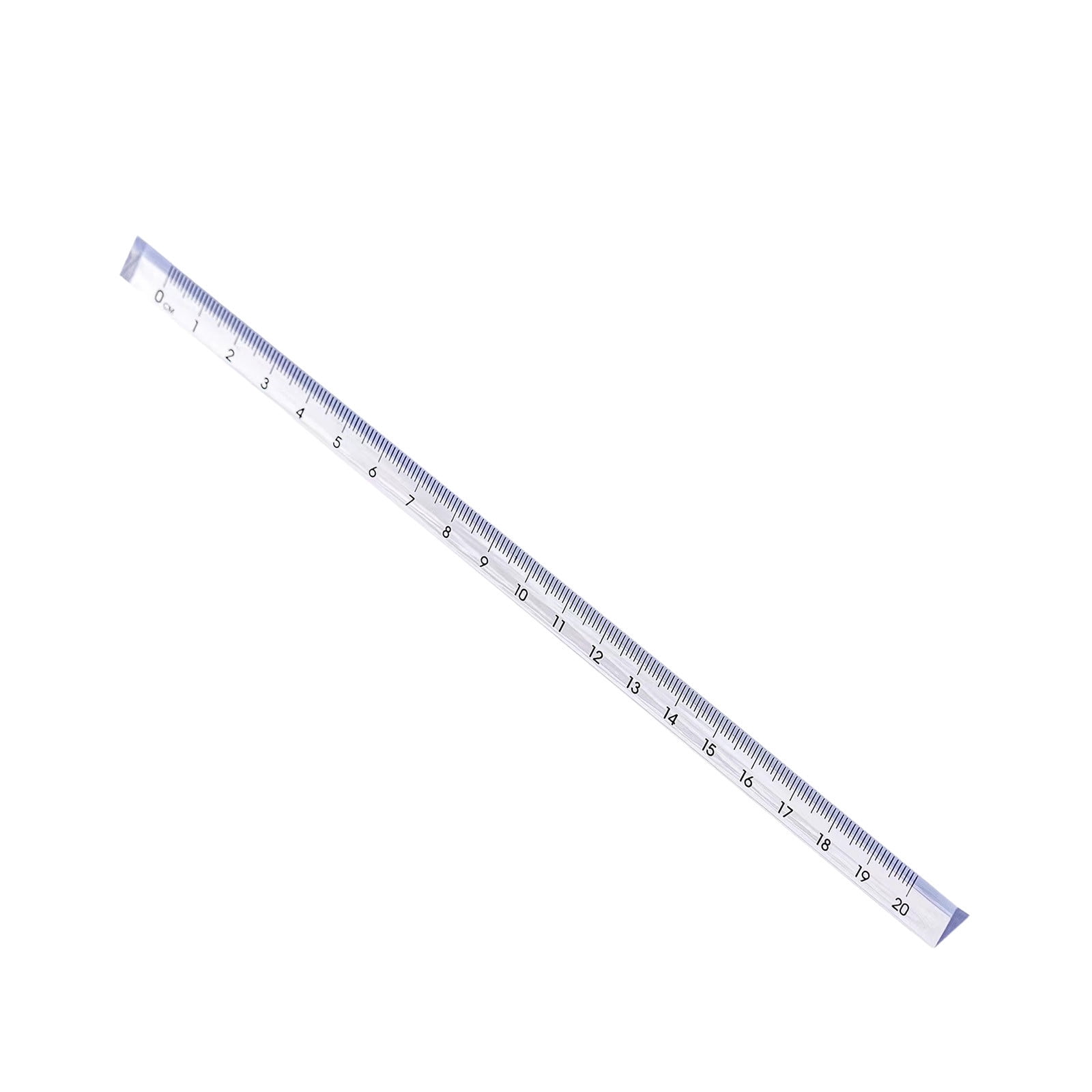 Transparent Plastic Triangular Ruler for Stydents - Geometry, Drafting ...