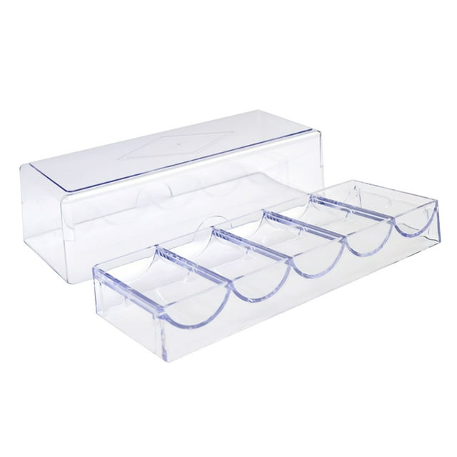 Transparent Poker Chip Holder Multi-function Poker Chip Tray ...
