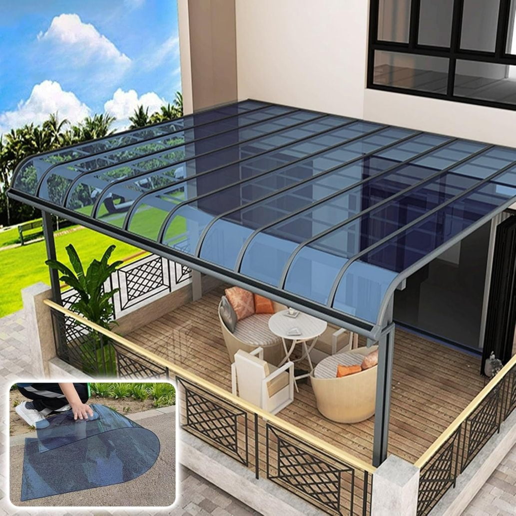Transparent Polycarbonate Roofing Sheet, Outdoor Patio Greenhouse ...