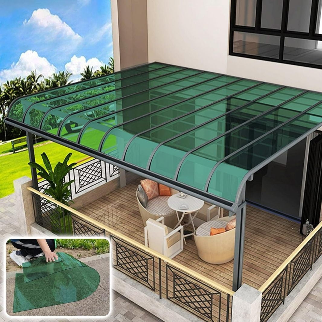 Transparent Polycarbonate Roofing Sheet, Outdoor Patio Greenhouse ...