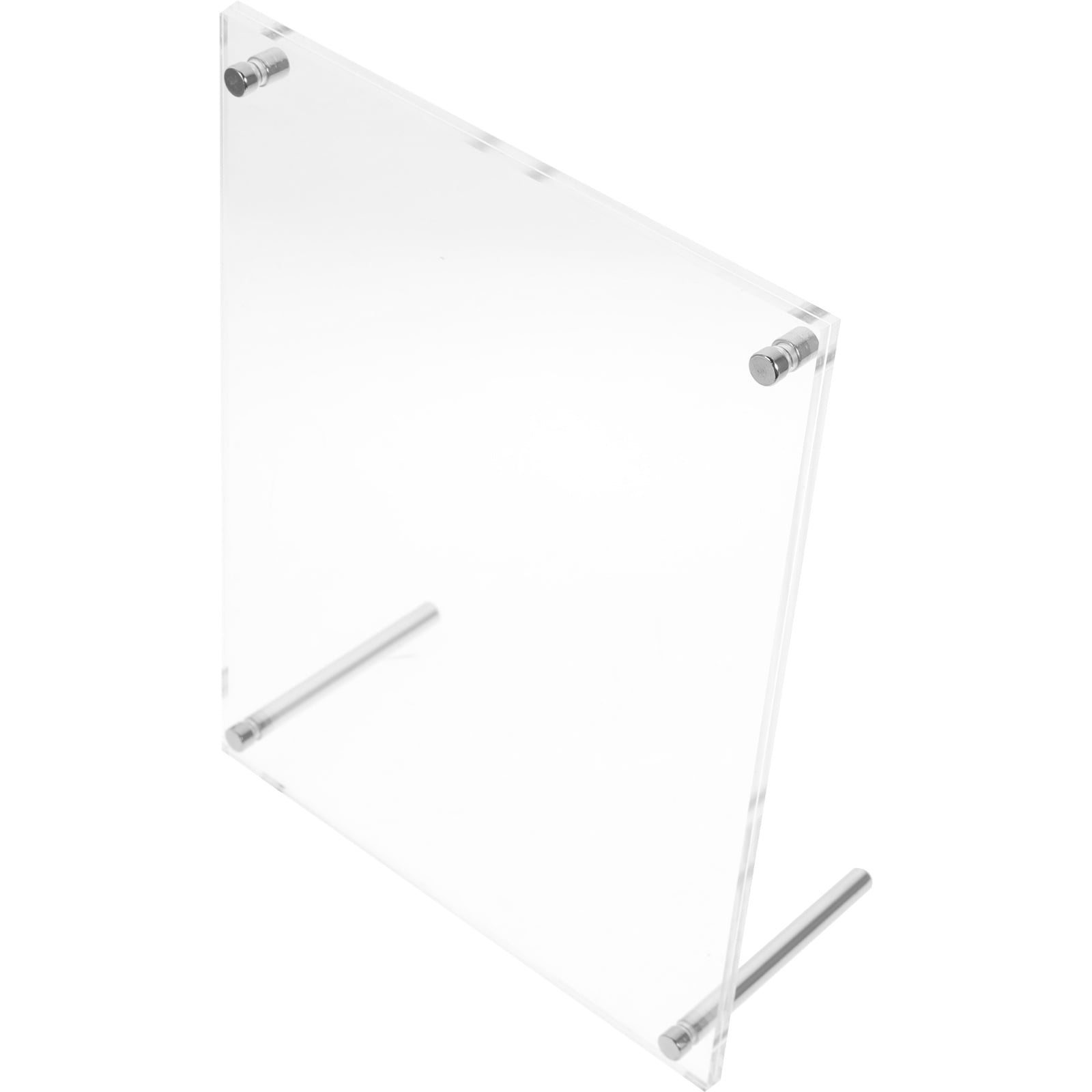 Transparent Poster Stand Floating Frameless Photo Office Rectangle ...