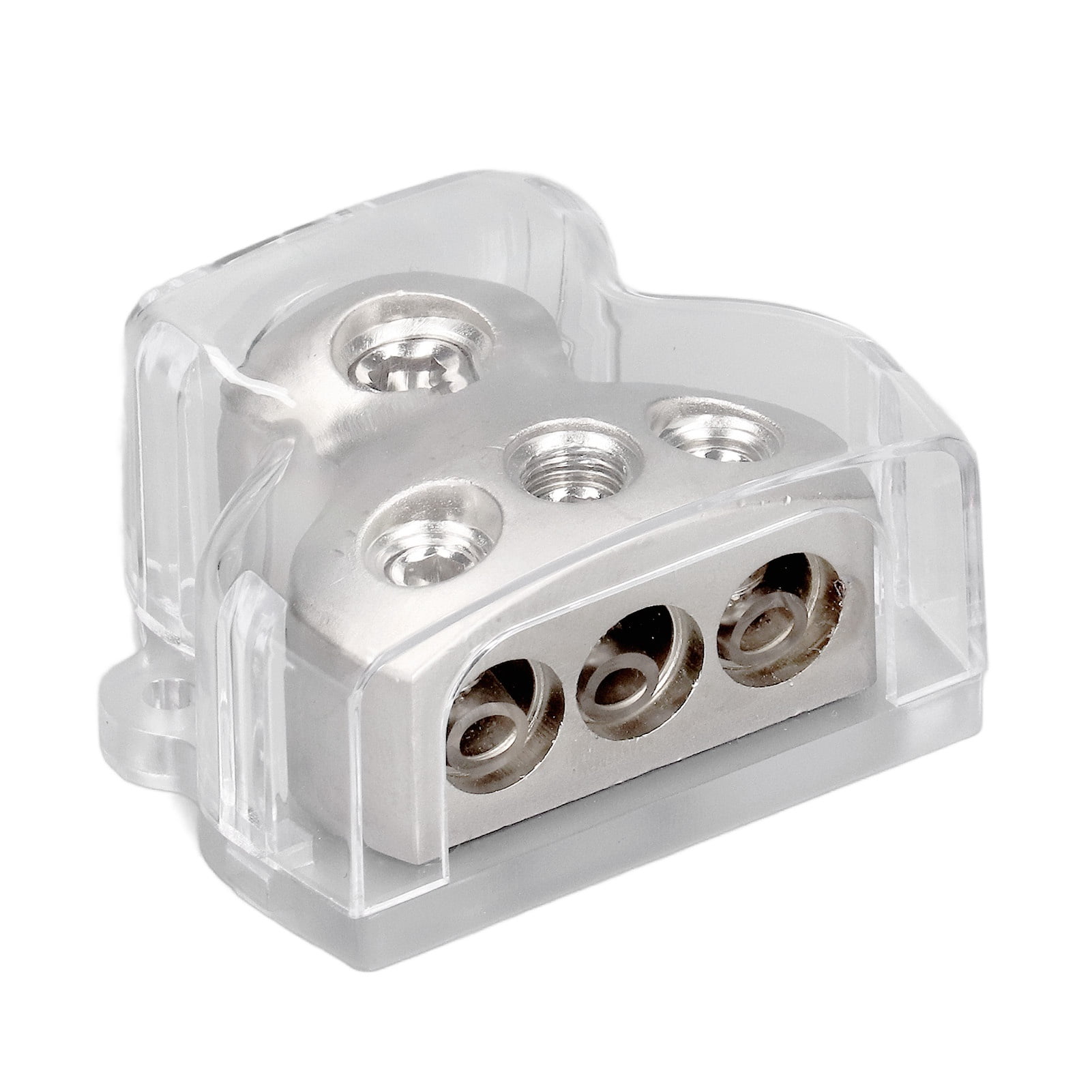 Transparent Power Distribution Block 3-Way Car Audio Fuse Holder ...