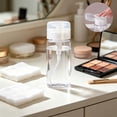Transparent Press Bottle Pump Dispenser for Makeup Remover Lotion Nail ...