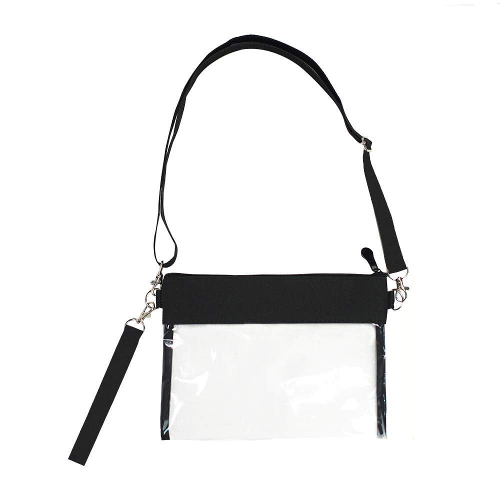 Transparent Pvc Stadium Bag, Large Capacity Crossbody Or Clutch Usage ...