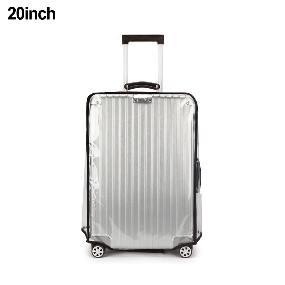Transparent PVC Travel Luggage Waterproof Suitcase Cover Washable Bag ...