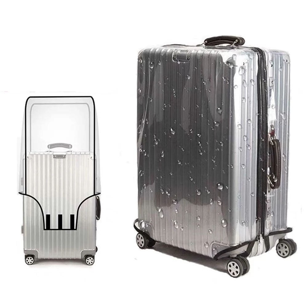 Transparent Pvc Travel Luggage Waterproof Suitcase Cover Washable Bag ...