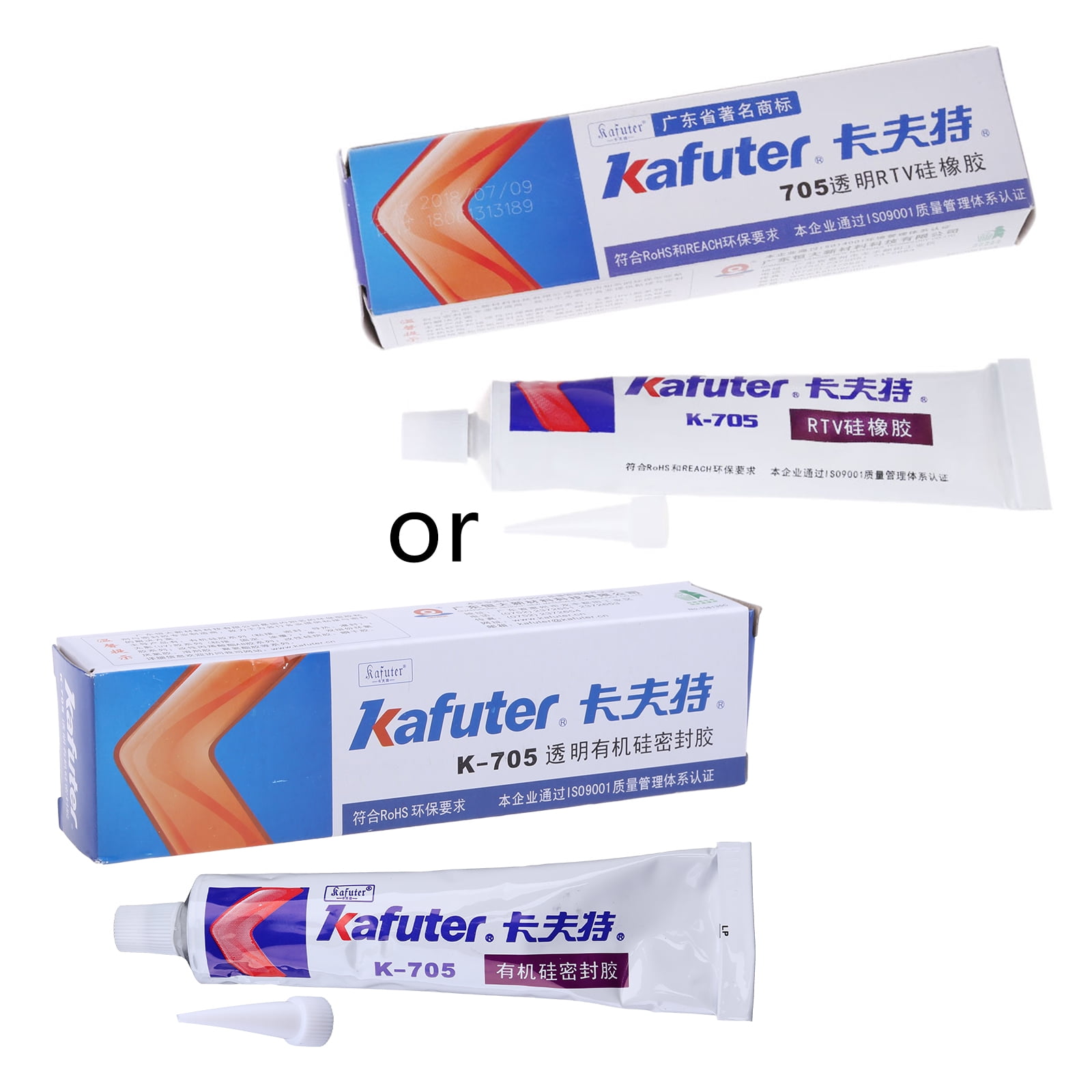 Transparent RTV Silicone Rubber Adhesive Grease Sealant Electronic Glue ...