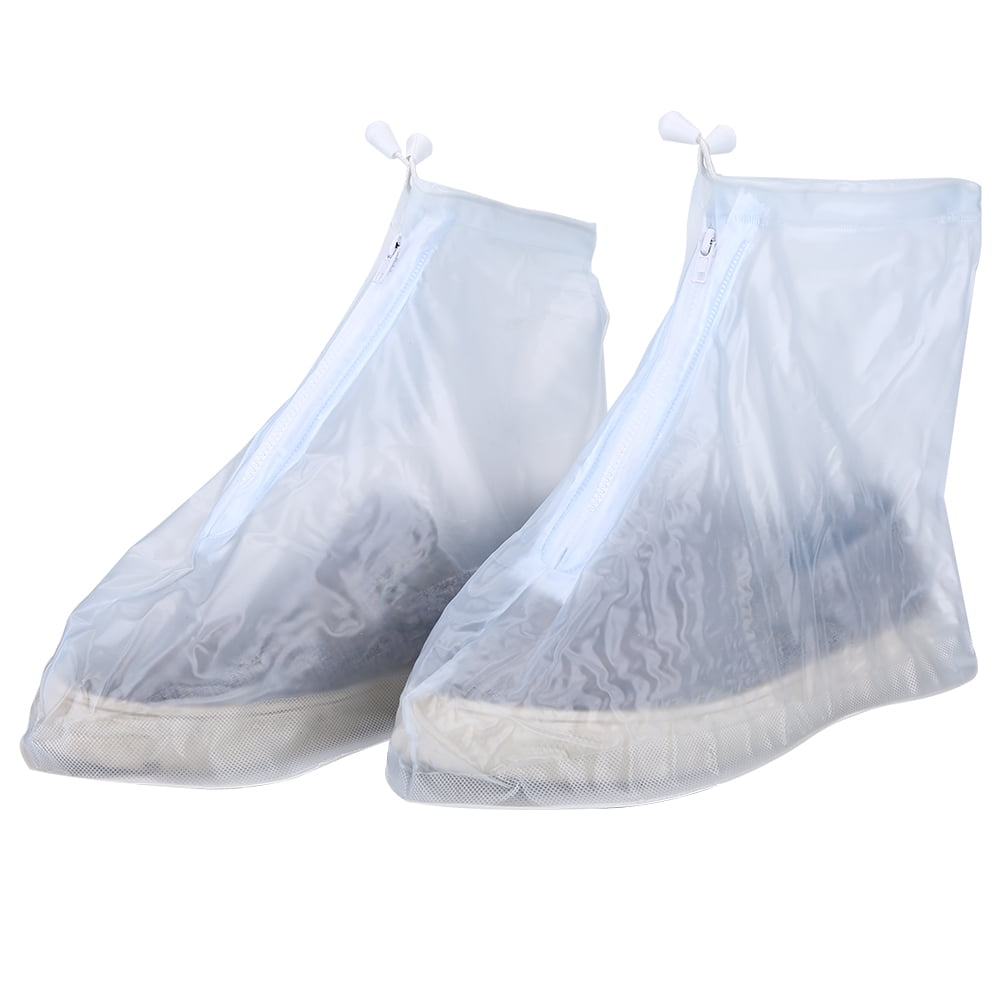 Transparent Rain Shoes, Non-Slip Foldable Galoshes for Women, Men ...