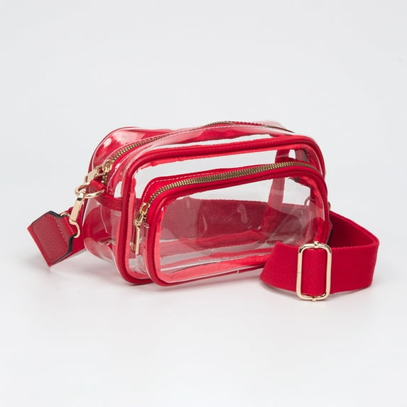 Transparent Rectangular Crossbody Bag - Walmart.com