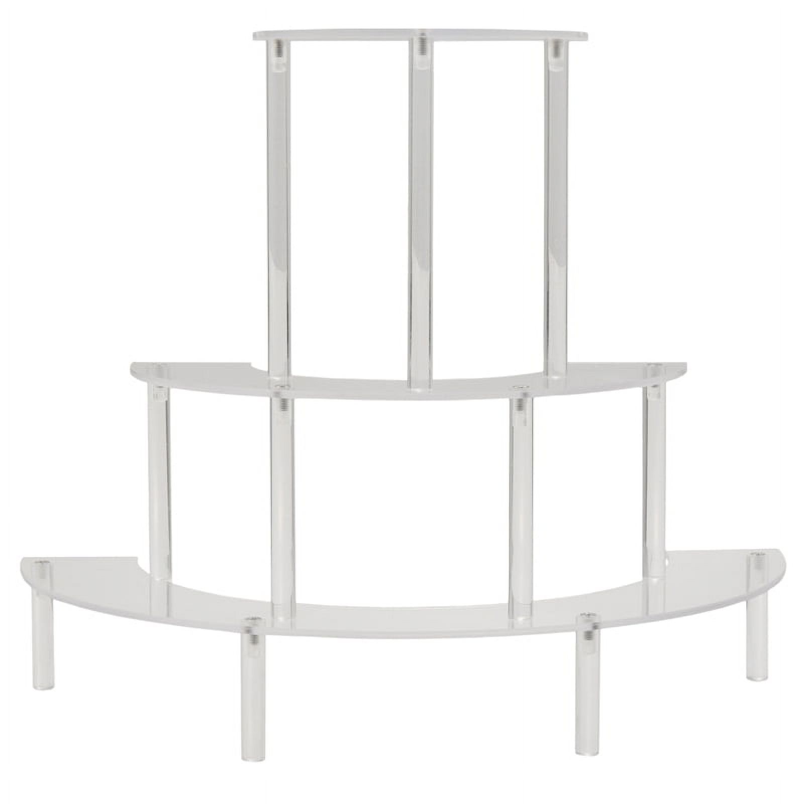 Transparent Removable Acrylic Cake Display Stand for Round Cupcake ...