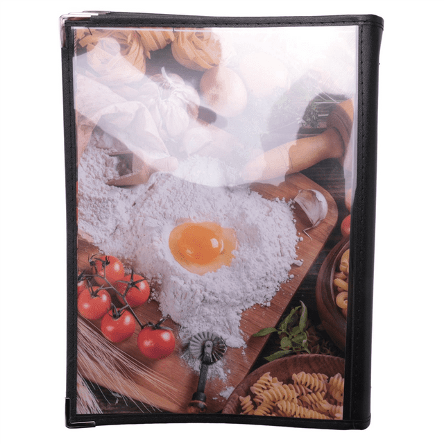 Transparent Restaurant Menu Covers for A4 Size Book Style Cafe Bar 10 ...