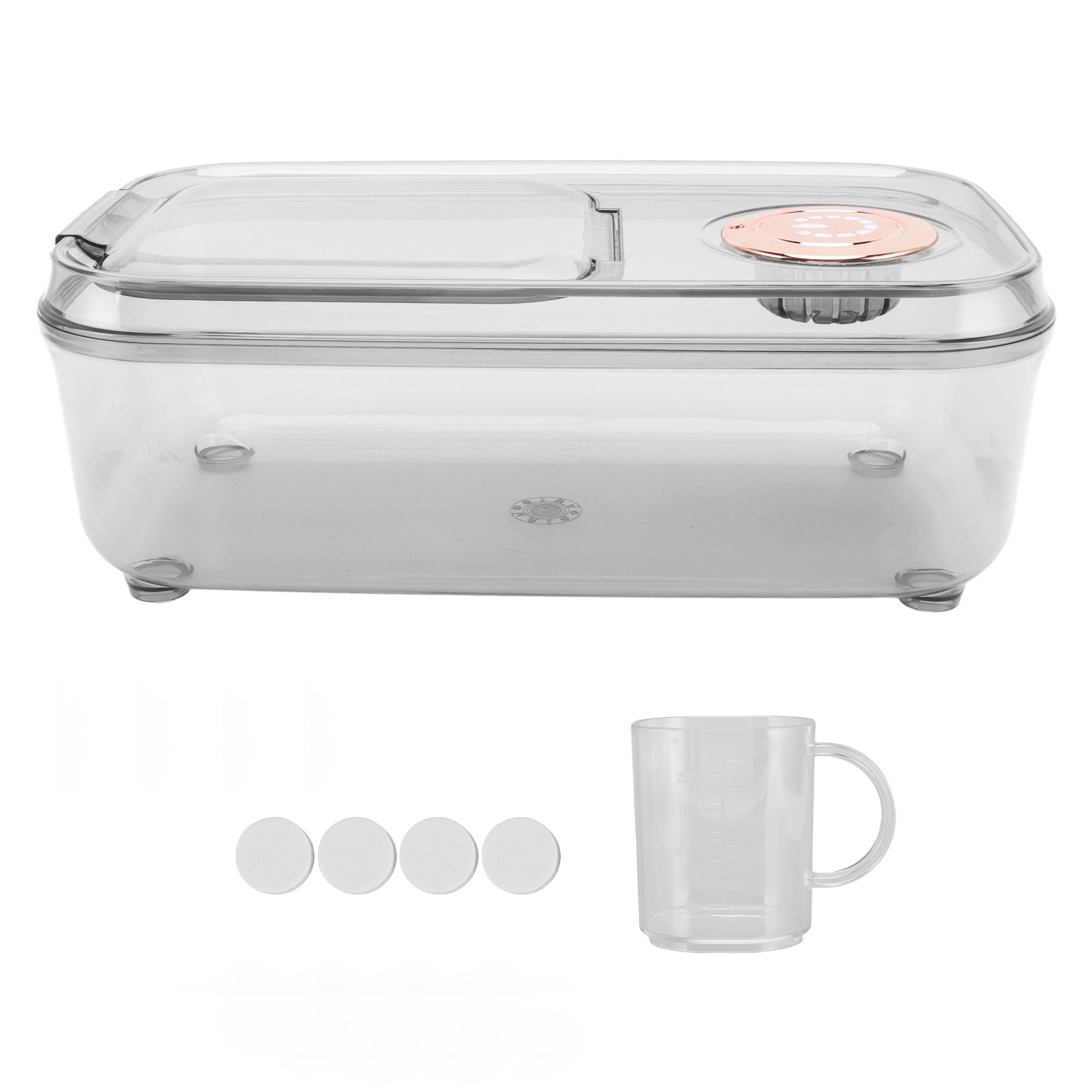 Transparent Rice Grain Storage Container Insect Proof Food Bucket ...