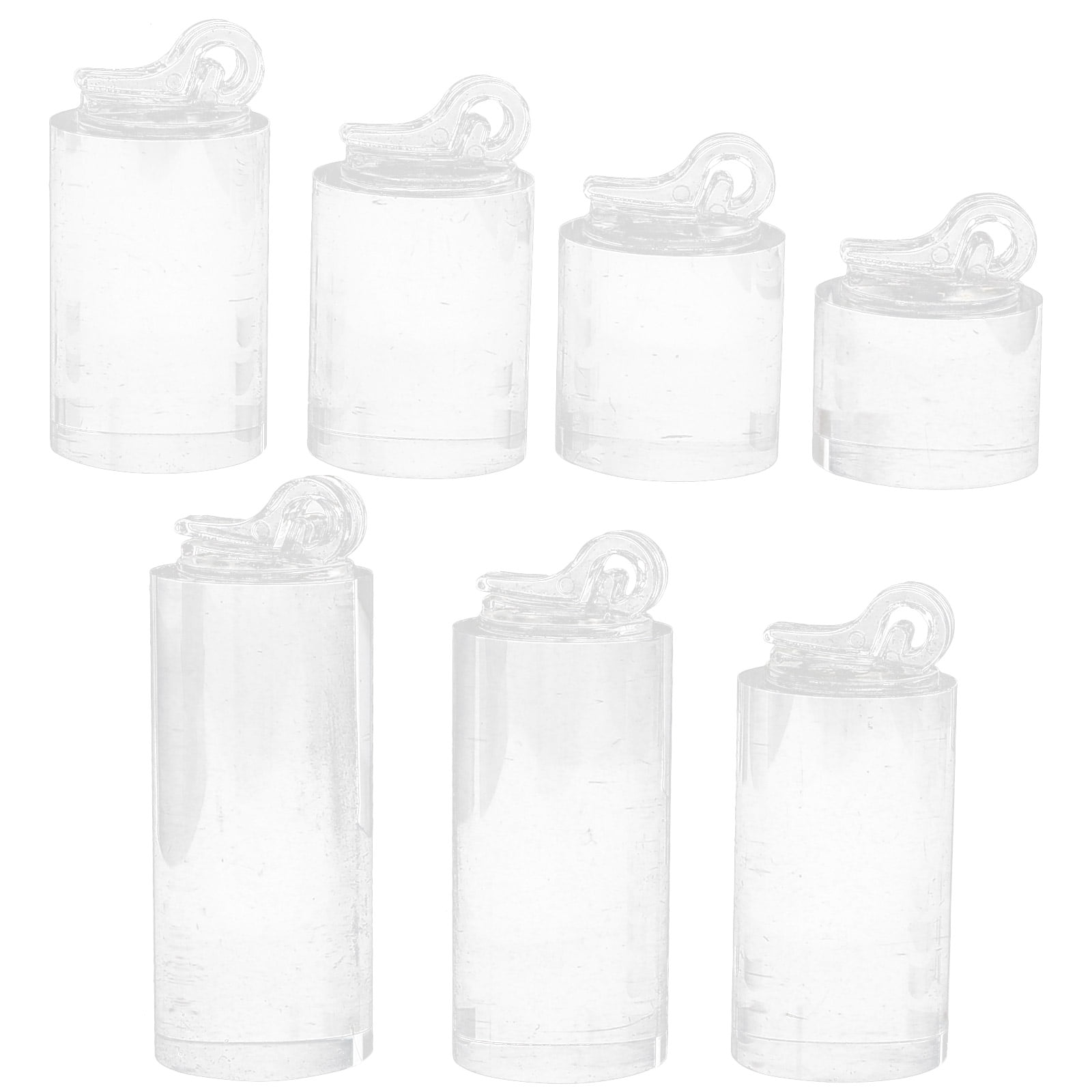 Transparent Round Acrylic Ring Display Stand for Showcase Desktop ...