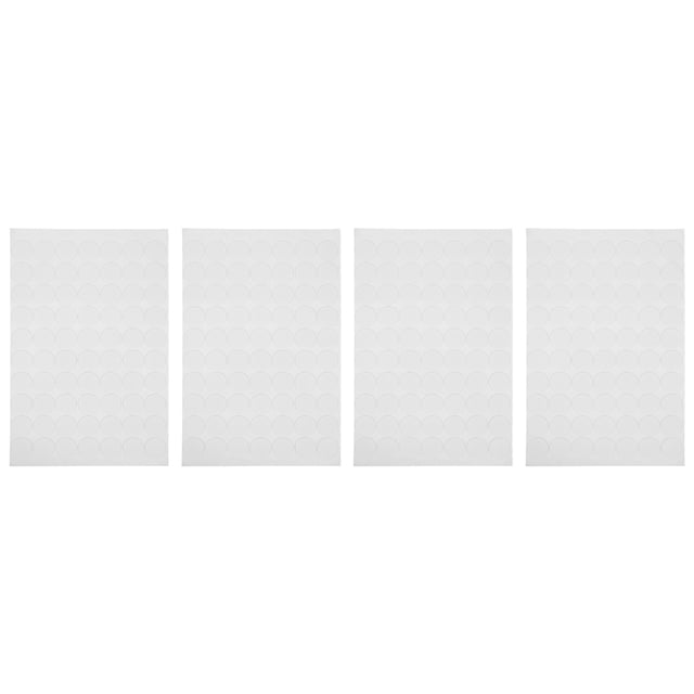 Transparent Round Stickers 300 Pcs Clear Circle Dot Double Sided ...