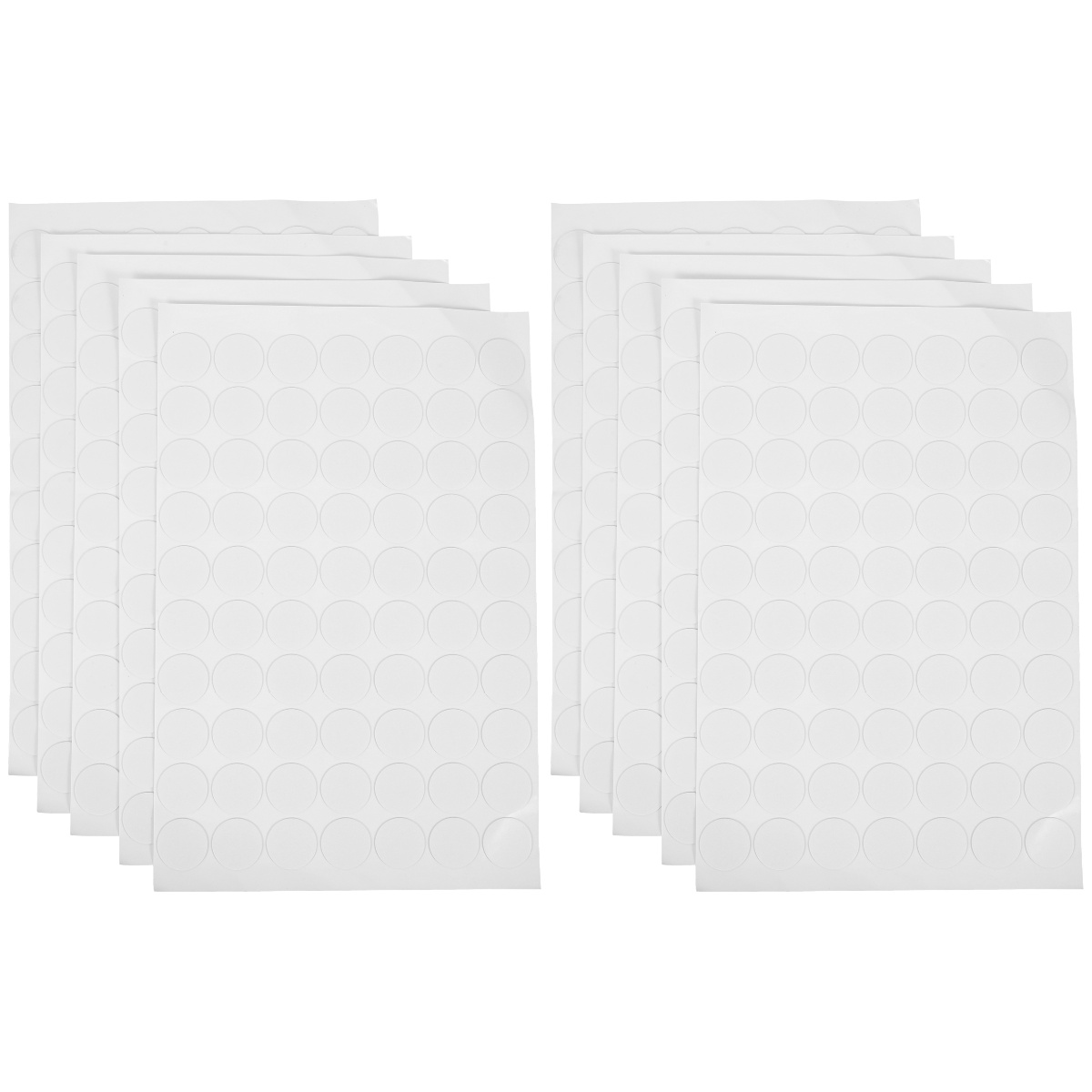 Transparent Round Stickers Adhesive Putty No Traces Clear Double Sided ...