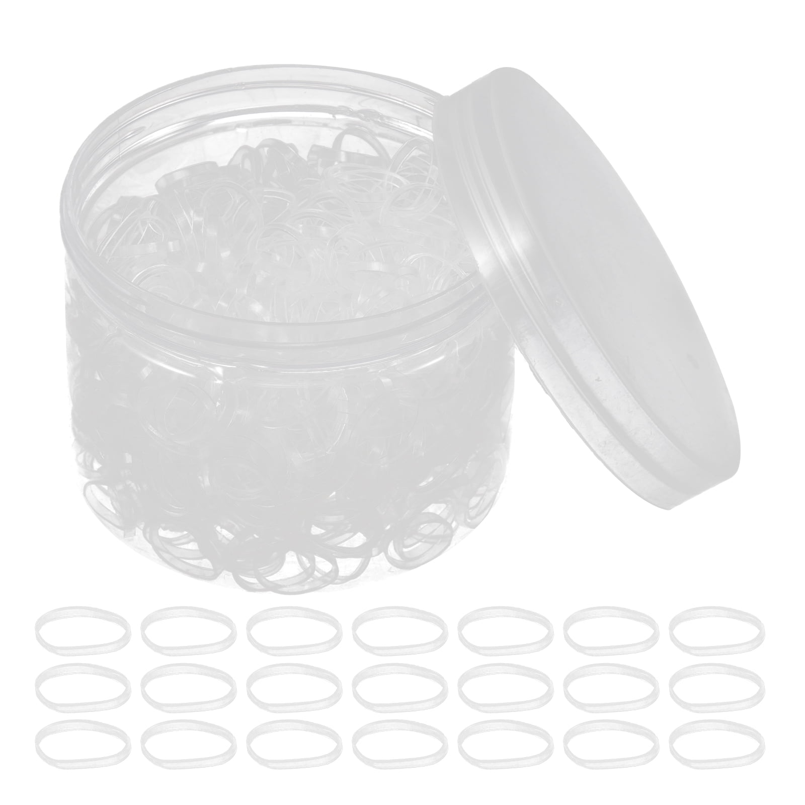 Transparent Rubber Band Hair Band Elastic Band Hair Rubber Bands Clear ...